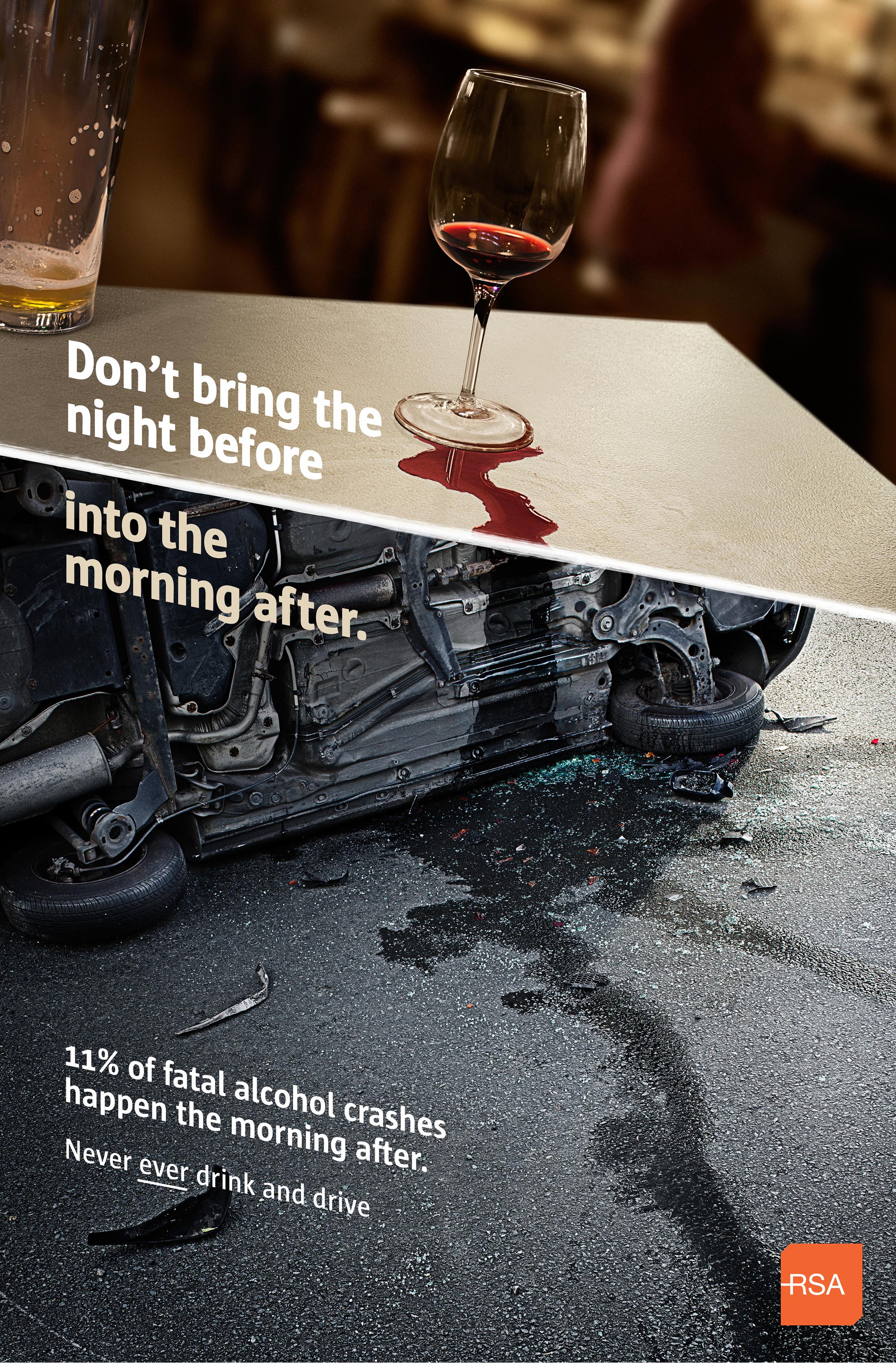Don’t bring the night before into the morning after – Alcohol Awareness