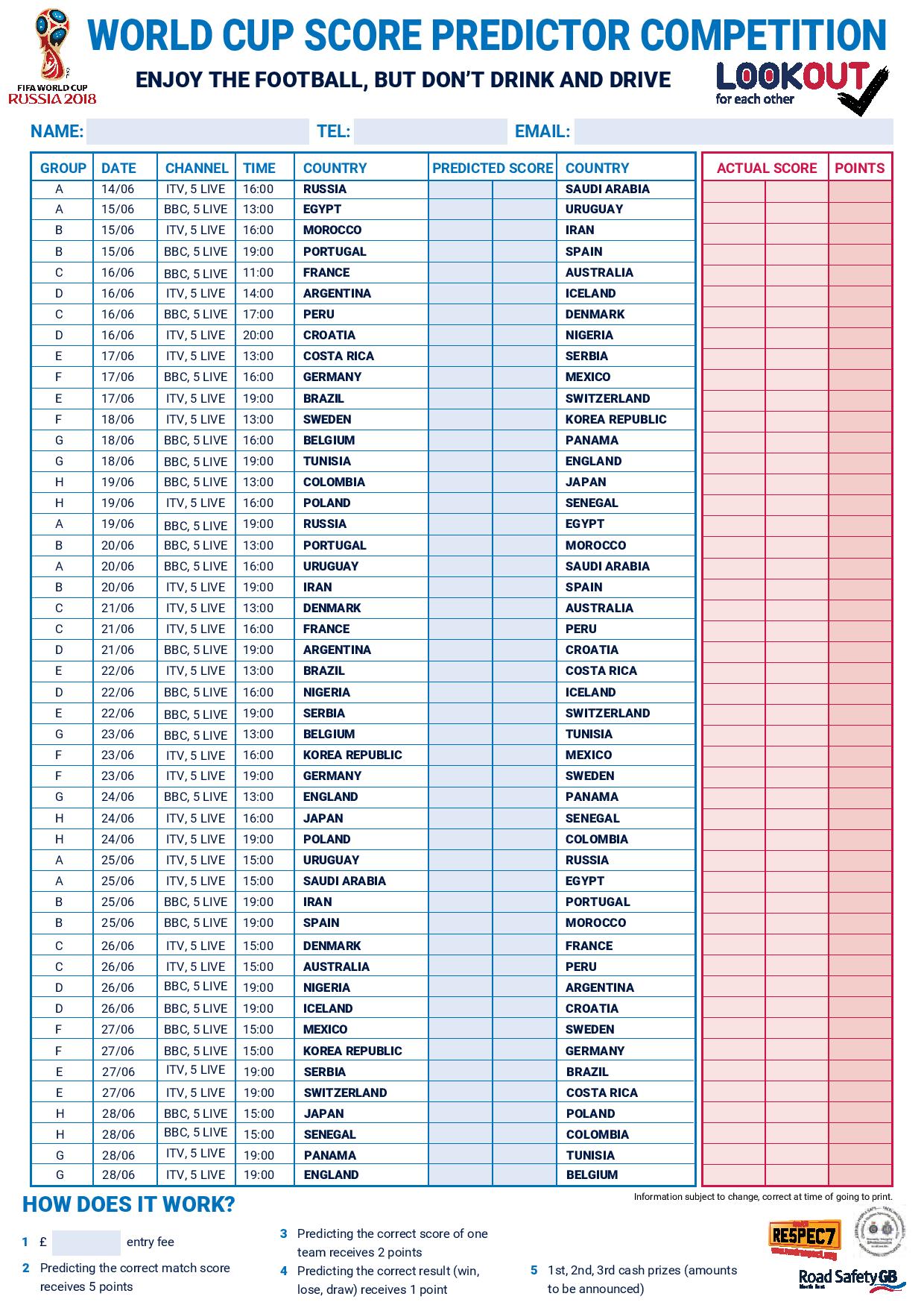 ENJOY THE FOOTBALL, BUT DON’T DRINK AND DRIVE – Alcohol Awareness