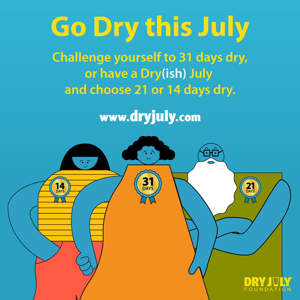 Dry July in 2020 – Alcohol Awareness