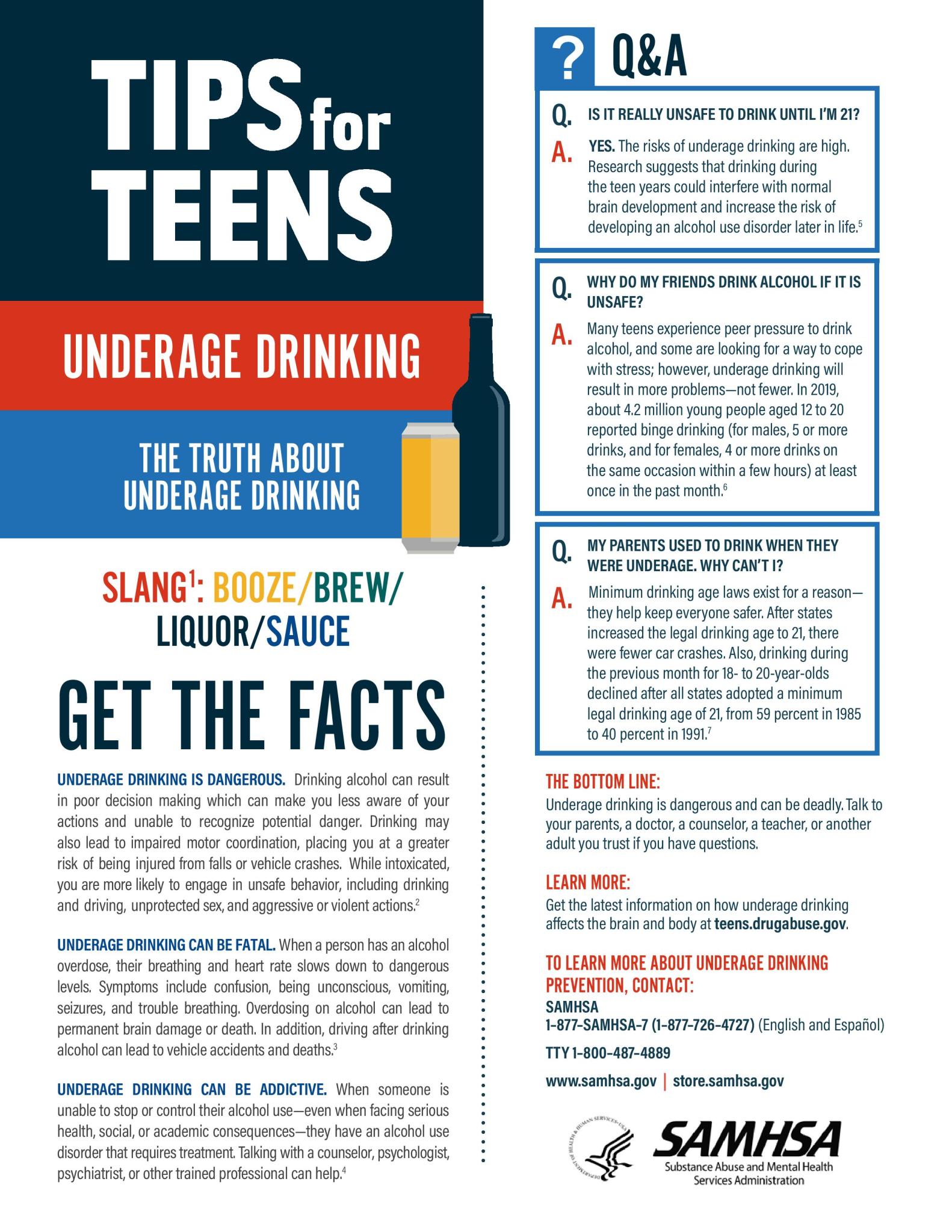 Tips for Teens – Alcohol Awareness